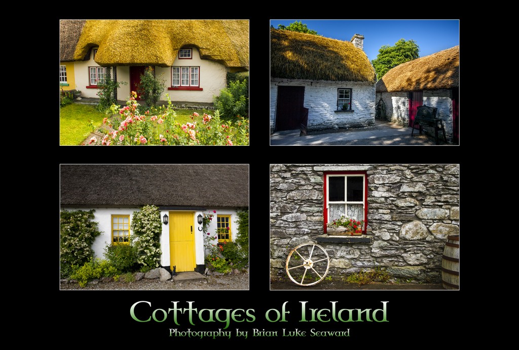 The Cottages of Ireland Poster - Brian Luke Seaward - Inspiration Unlimited
